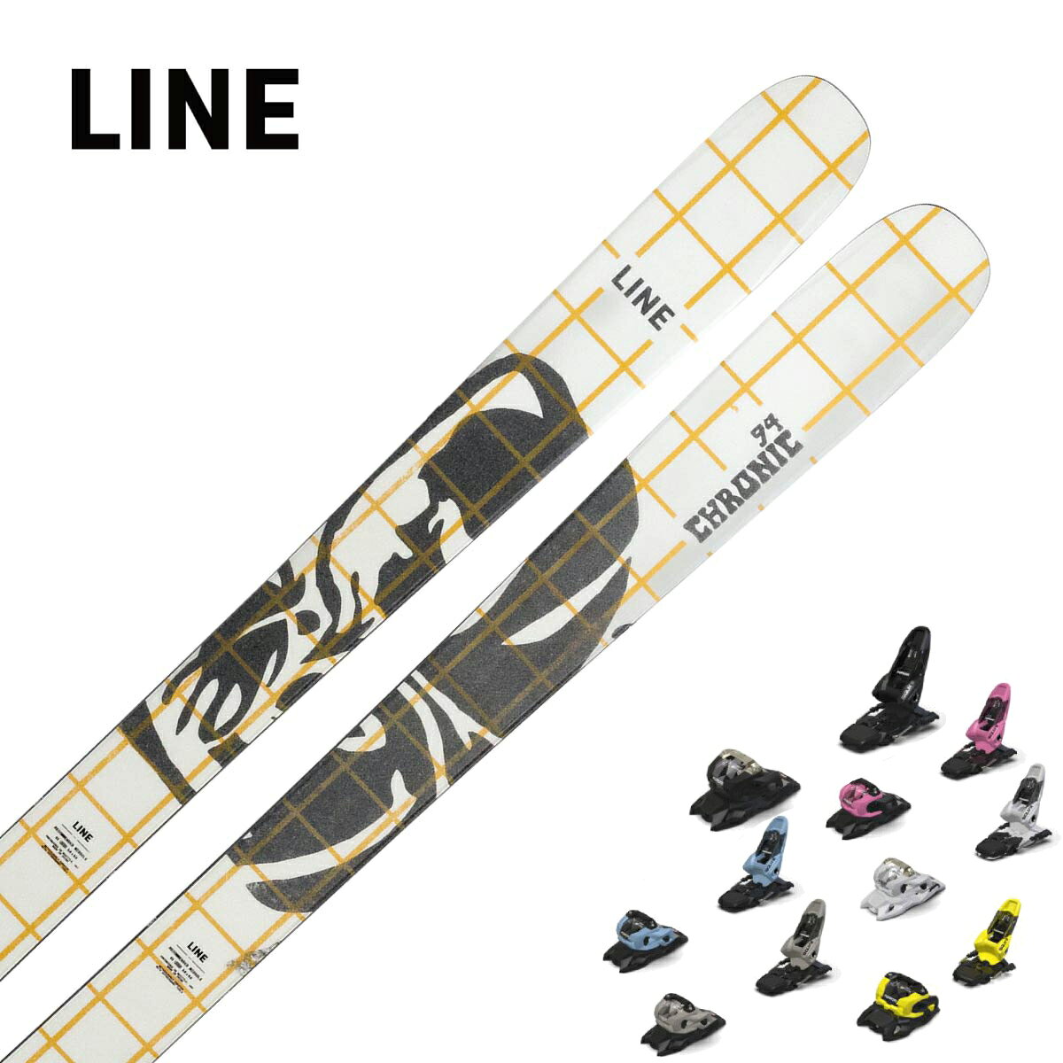 LINE ライン スキー板■CHRONIC 94クロニック 94■164cm R：( - m)サイドカット：(123/94/117 mm)■171cm R：( - m)サイドカット：(123/94/117 mm)■178cm R：(16.3...