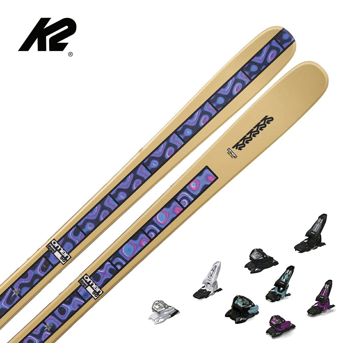 K2 ケーツー スキー板■OMEN 90 　オーメン 90■159cm R：( - m)サイドカット：( 119/90/113 mm)■169cm R：( 16.0 m)サイドカット：( 119/90/113 mm)■179cm R：( -...