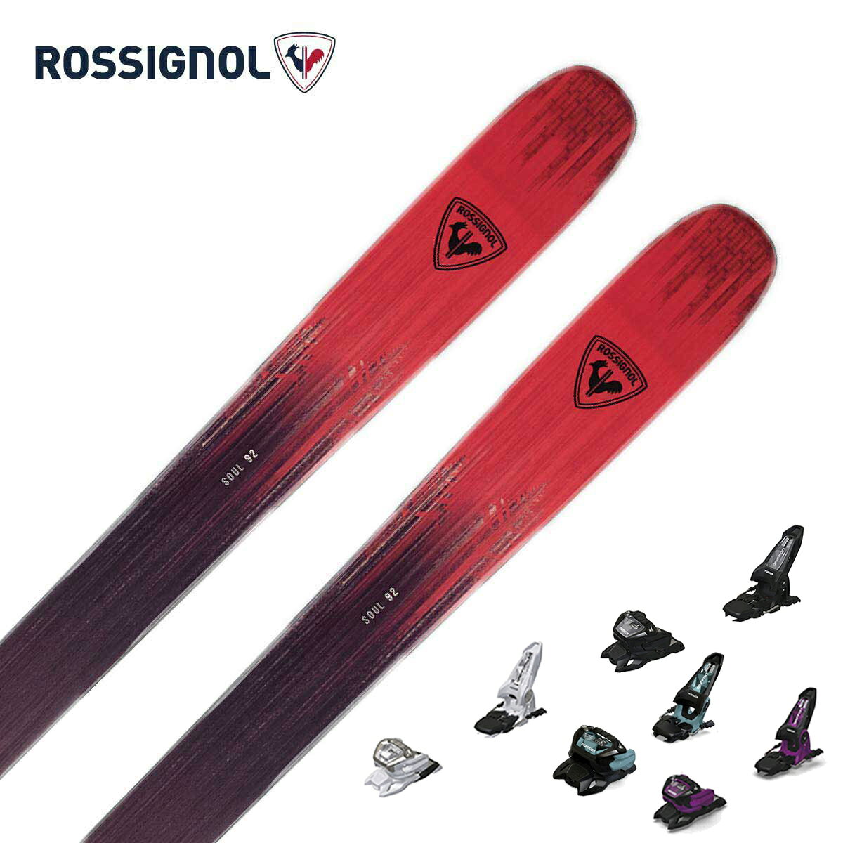 ROSSIGNOL ロシニョール スキー板■SOUL 92 ソウル 92■142cm　R：(12m)サイドカット：(125/90/115 mm)■150cm　R：(13m)サイドカット：(125/90/115 mm)■158cm　R：(14...