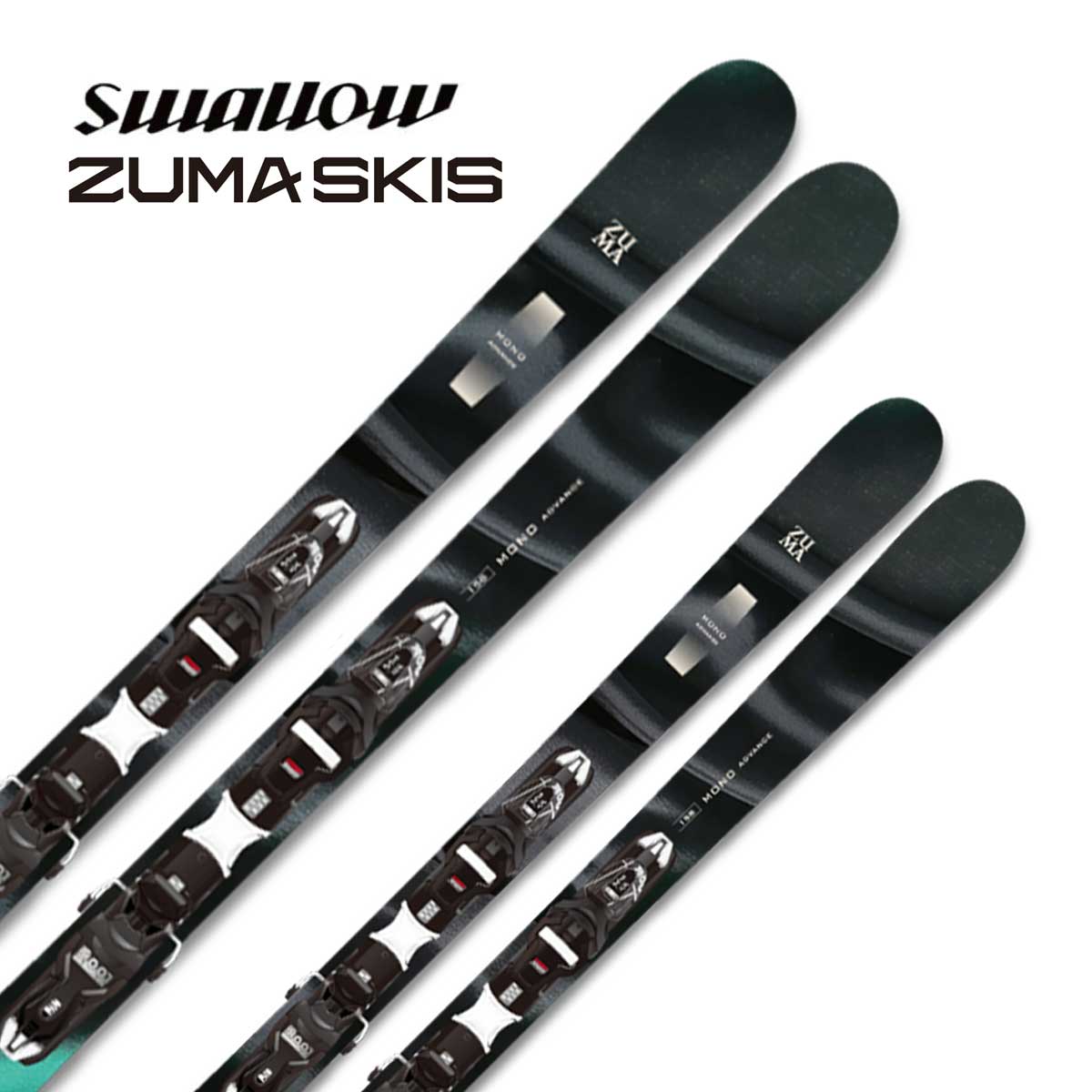 SWALLOW スワロー スキー板■MONO ADVANCE　モノ アドバン■148cm R：( 16.0 m) サイドカット：( 108/79/101 mm)■158cm R：( 17.0 m) サイドカット：( 111/80/104 m...