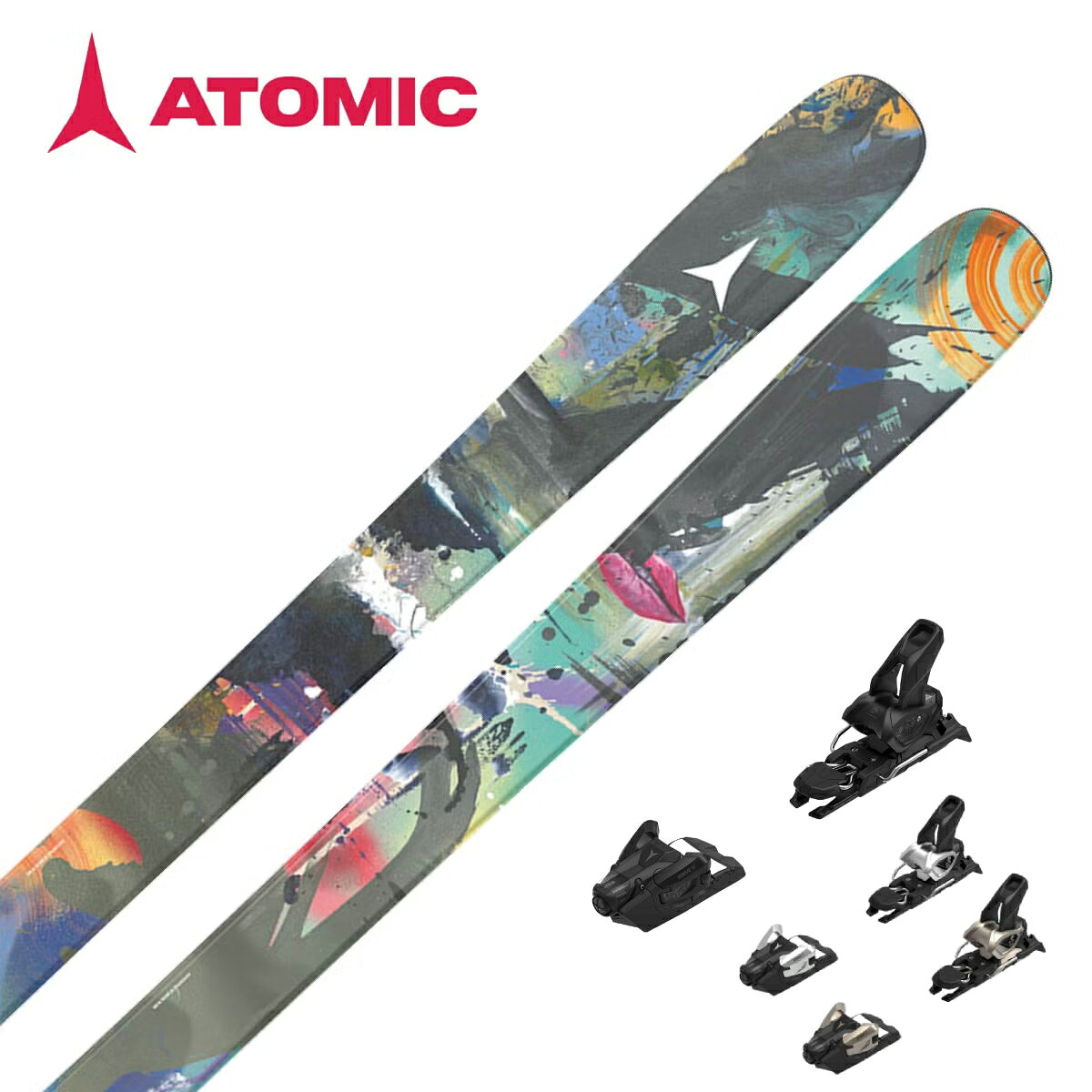 ATOMIC アトミック スキー板■Bent 85ベント 85■150cm R：(11.6 m)サイドカット：(117/85/109 mm)■160cm R：(13 m)サイドカット：(117/85/109 mm)■165cm R：(14....