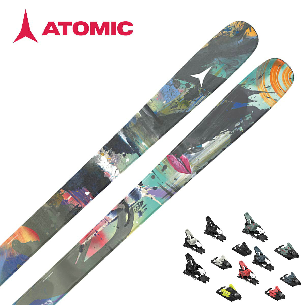 ATOMIC アトミック スキー板■Bent 85ベント 85■150cm R：(11.6 m)サイドカット：(117/85/109 mm)■160cm R：(13 m)サイドカット：(117/85/109 mm)■165cm R：(14....