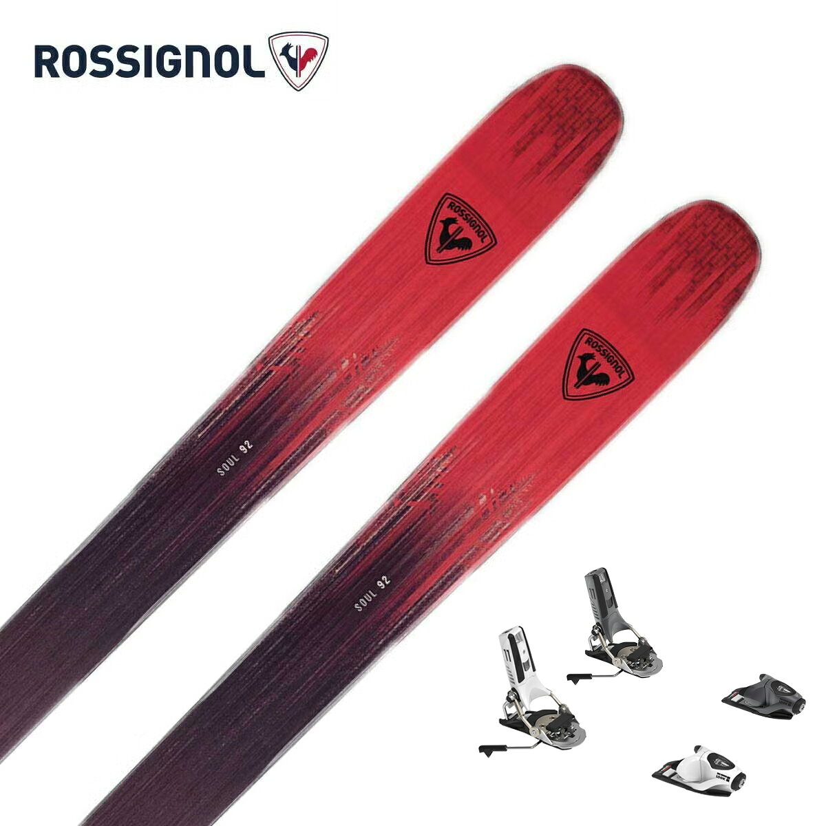 ROSSIGNOL ロシニョール スキー板■SOUL 92 ソウル 92■142cm　R：(12m)サイドカット：(125/90/115 mm)■150cm　R：(13m)サイドカット：(125/90/115 mm)■158cm　R：(14...