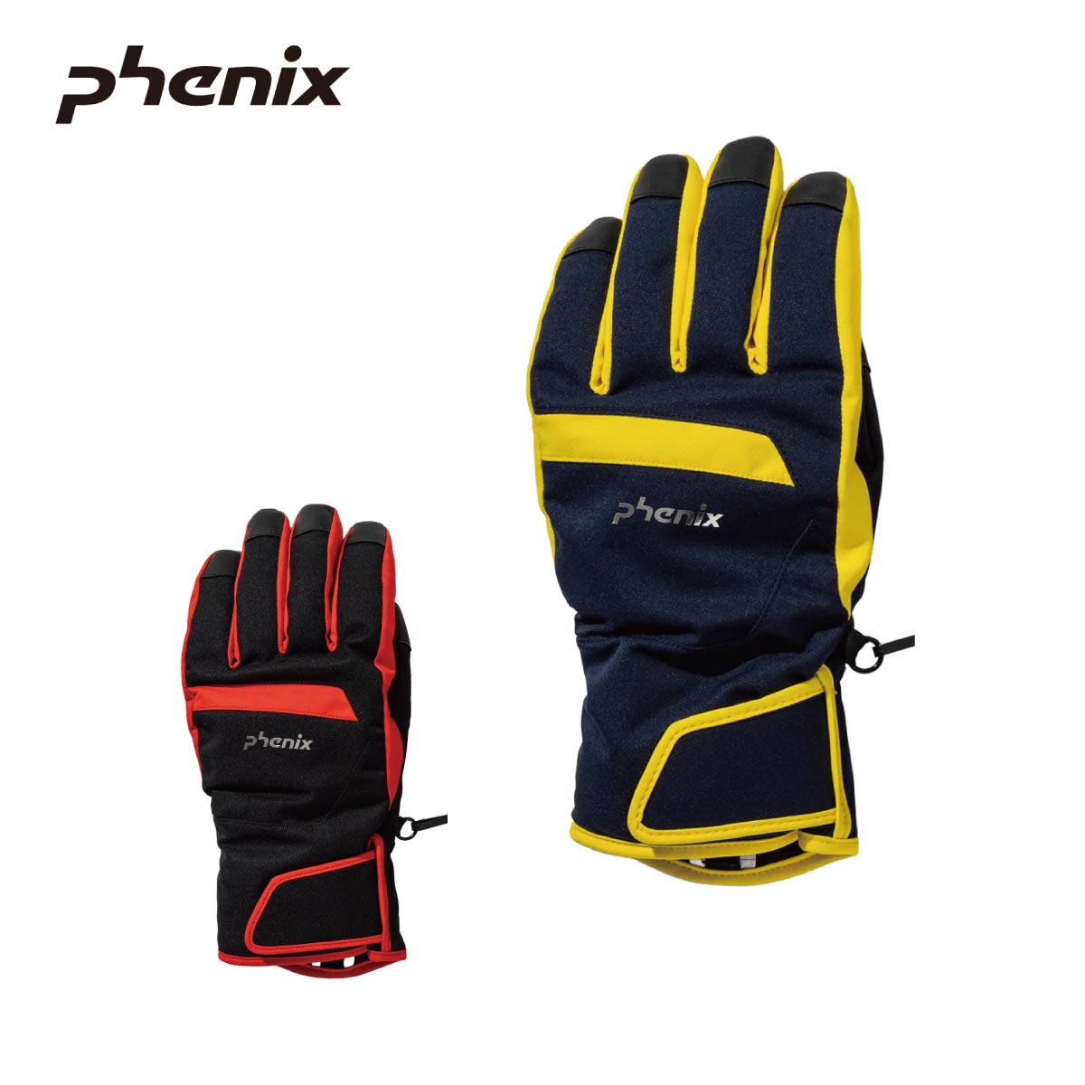 メーカー希望小売価格はメーカーカタログに基づいて掲載しています PHENIX フェニックス スキーグローブ ■ESM25GL13Bicolor Glovesバイカラーグローブカラー■PH6500/NAVY■PH9900/BLACKサイズS,...