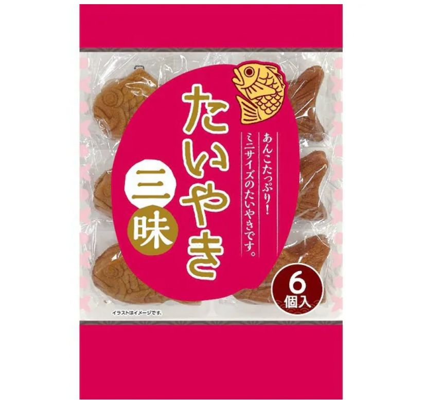 商品情報特徴あんこたっぷり！ミニサイズのたい焼きです。6個入り●内容量：6コ●名称：半生和菓子●食物アレルギー：小麦、卵●原材料：小豆こし餡（中国製造）、小麦粉、鶏卵、砂糖、食用植物油脂、水あめ、還元水飴/膨脹剤、加工でん粉、乳化剤（大豆由...
