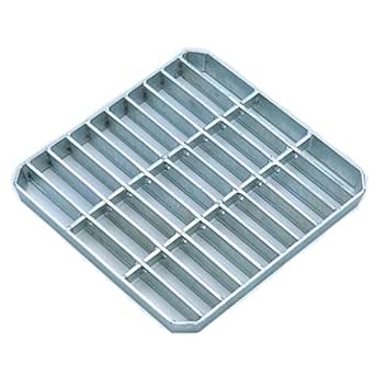 会所桝 溜枡 普通目 グレーチングの他のサイズはこちらから 桝穴寸法 品番 適用荷重 W W1 高さH 重量 200×200 KT-20 T-2 乗用車用 230 220 25 1.9kg 240×240 KT-24 T-6 4t程度トラッ...