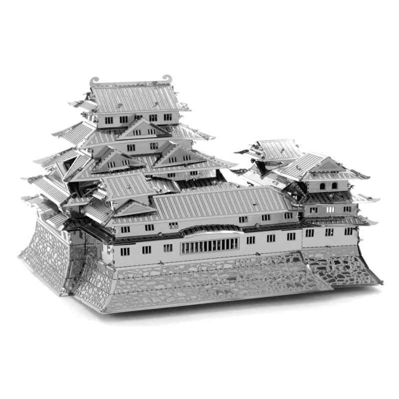 ・主な素材: 合金・カテゴリ: 立体パズル・サイズ: 16cm×12cm×0.5cm・デザイン: 姫路城・対象年齢: 15歳〜35歳