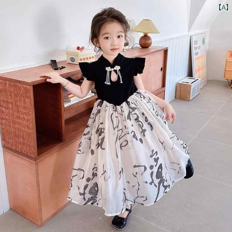 ・カテゴリ: 子供用ワンピース・スタイル: フェミニン、キュート・主な素材: ポリエステル・素材含有率: 81%-90%・対象性別: 女の子・対象年齢: 3-8歳（身長100-140cm）・柄: アルファベット・デザイン: 切替デザイン、A...