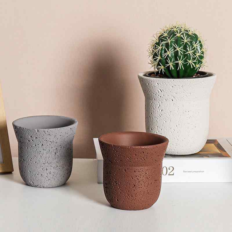 ・カテゴリ: 植木鉢・素材: セメント・特徴: 通気性、変形しにくい、生分解性、耐腐食性、吸水性、丈夫・設置方法: 卓上、床置き・スタイル: 北欧風・利用シーン: 緑化工事、家庭園芸、ベランダ菜園、花壇、苗圃・製造方法: セメント複合、セメ...