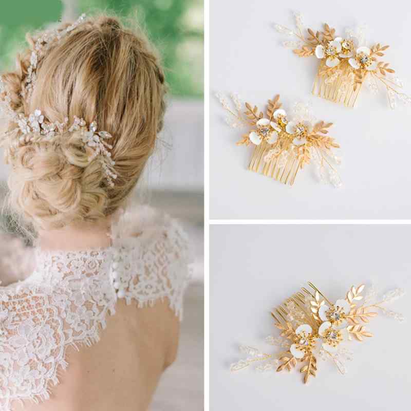 ・カテゴリ: ヘアアクセサリー・スタイル: 韓国風・主な素材: 合金・モチーフ: 花・適用シーン: 結婚式・人気要素: パール・対象: レディース・カラー展開: ゴールド、シルバー