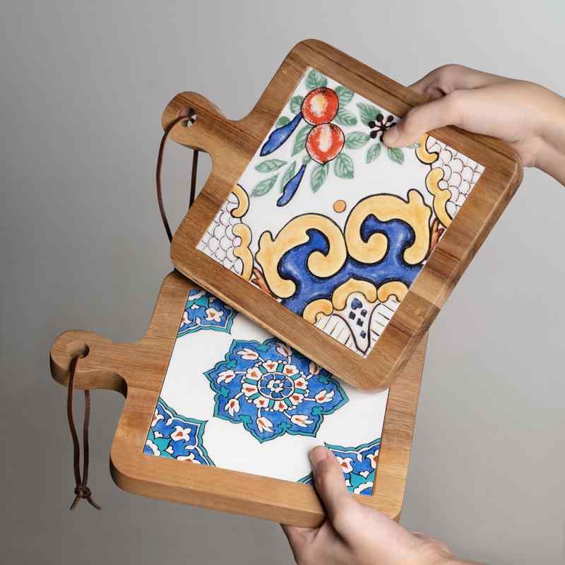 ・素材: 木材・柄: 花柄・形状: 不規則形・スタイル: 北欧風・種類: 烏檀木 錦上添花, 烏檀木 白玉蘭, 烏檀木 春暖花開, 烏檀木 曇花一現, 烏檀木 百花斉放, 烏檀木 妙筆生花