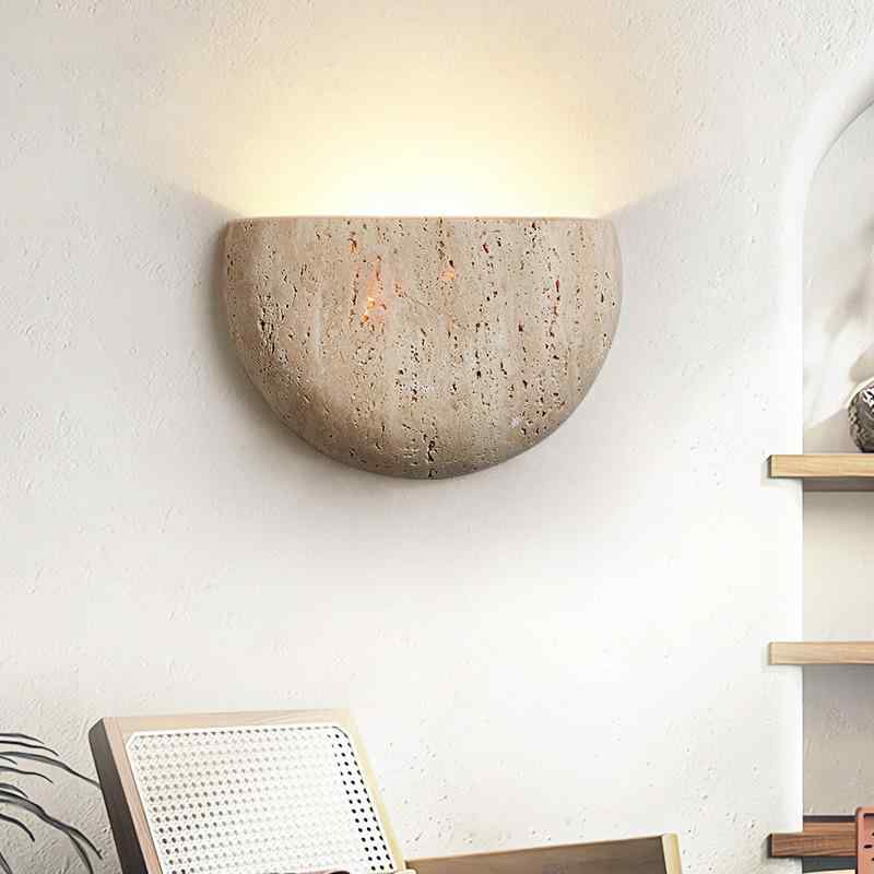 ・シェード素材: 鉄・スタイル: モダンミニマリスト・電圧: 110-240V・光源: G9-暖色・光源タイプ: LED・本体素材: 大理石・カテゴリ: ブラケットライト