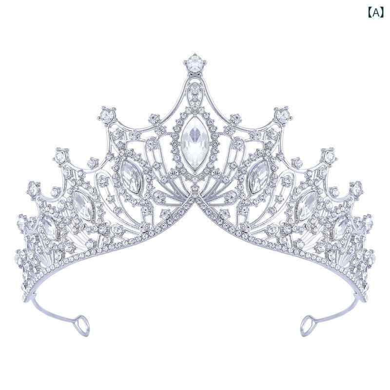 ・カテゴリ: ヘッドアクセサリー・スタイル: OL・素材: 合金、水晶・形状: クラウン・加工: メッキ、ポイントストーン・水晶種類: 白水晶・カラー展開: ホワイトK、ゴールド、ローズゴールド、ゴールド湖ブルージルコニア、ホワイトKピンク...