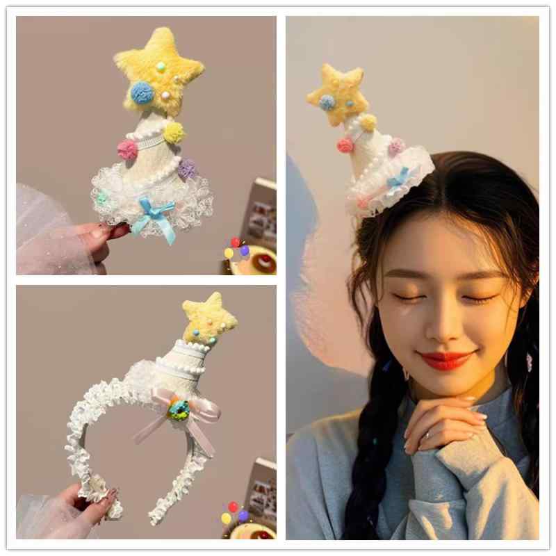 ・カテゴリ: 頭飾・スタイル: 可愛い・スタイル分類: 清新で甘い・素材: 混合素材・種類: バナナクリップ・カラー展開: 可愛い五角星、黄藍クリーム五角星・対象: 女性用・加工: 手作り・流行要素: クラウン、リボン、フリンジ、五角星、氷...