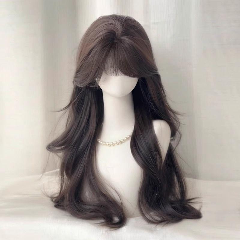 ・カテゴリ: ヘアピース・対象: 女性・素材: 耐熱シルク・タイプ: カール・長さ: 約60cm・カラー展開: 黒茶色、冷棕色
