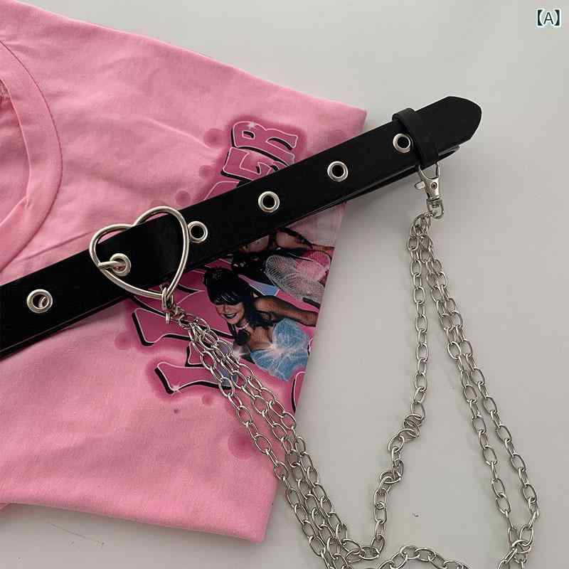 ・製品カテゴリ: ベルト・適用性別: 女性・対象年齢: 若年層・素材: 人工皮革・ベルトバックル素材: 合金・ベルトバックル形状: ハート型・留め方: ピンバックル・流行要素: ヒップホップ・幅: 約2-4cm・ベルトの巻き数: シングル・...