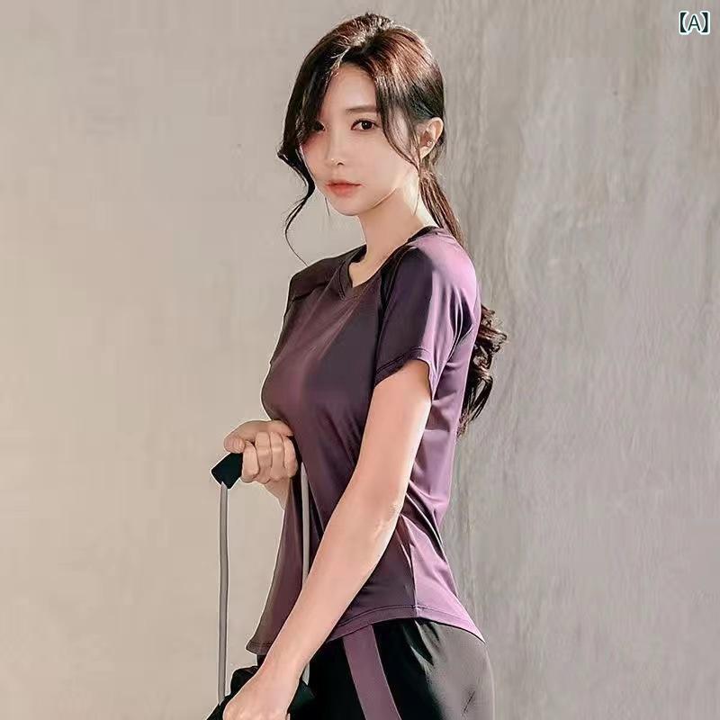 ・カテゴリ: Tシャツ・機能: 吸湿速乾・対象性別: 女性・柄: 無地・主な素材: 再生繊維・素材: ポリエステル90%・カラー展開: 紫、青、黒・サイズ展開: S、M、L、XL、XXL、3XL、4XL・袖丈: 半袖・着用方法: プルオーバ...