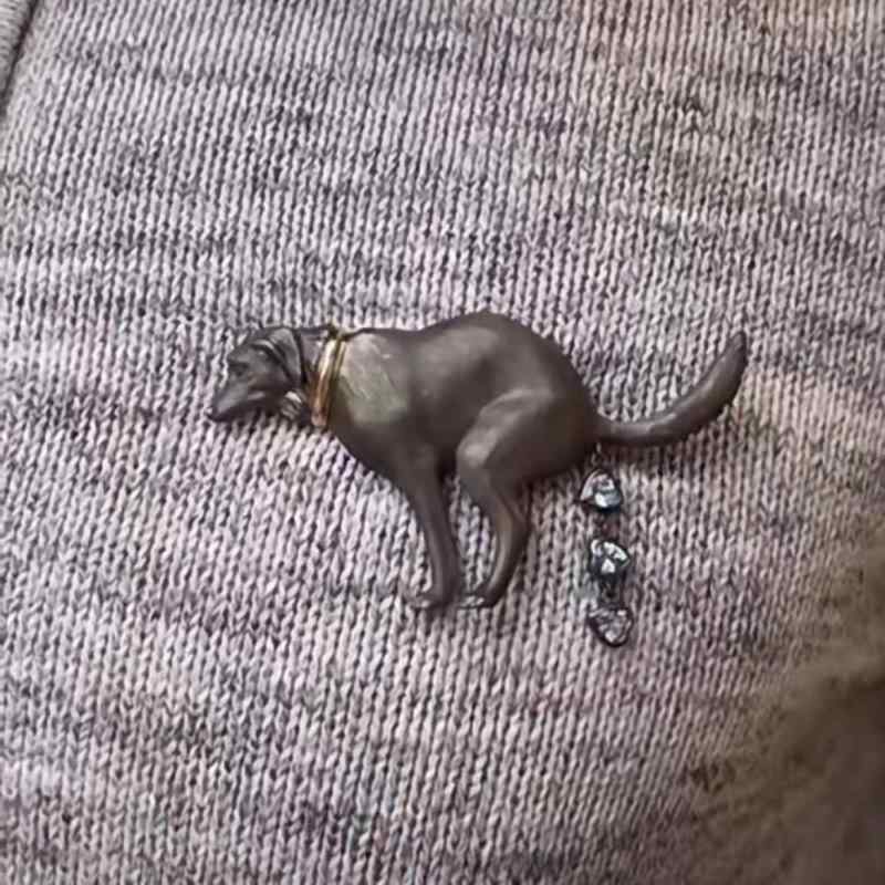 ・カテゴリ: 胸針・素材: 亜鉛合金・スタイル: 小狗拉便便・形状: 動物・加工: 電鍍・色: 小狗拉便便・機能: 装飾・スタイル: 小衆・対象: 男女共通・モチーフ: 動物