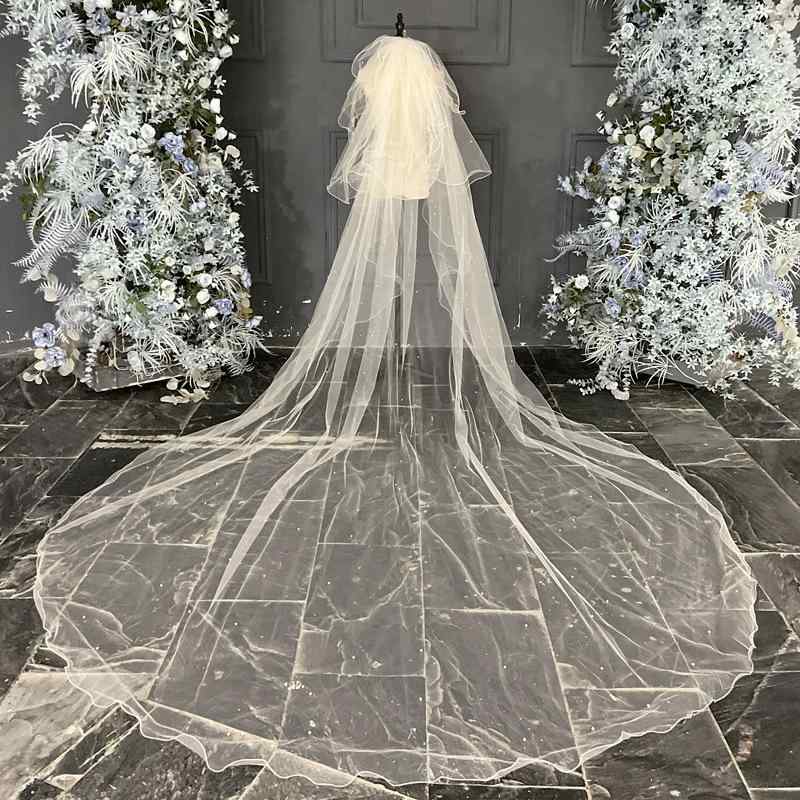 ・カテゴリ: ヘッドアクセサリー・素材: パール・スタイル: シンプル・対象: 女性・デザイン: 花・種類: 二層式・用途: 結婚式ギフト・カラー: アイボリー・サイズ: 4m×3m