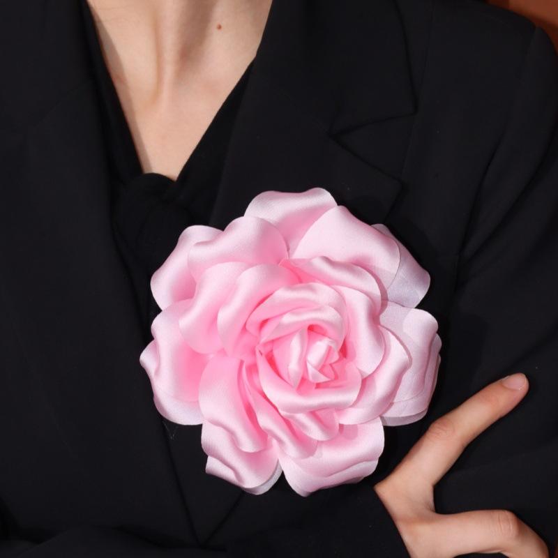 ・カテゴリ: ブローチ・主な素材: 布・スタイル: ファッション通勤・流行要素: 花・サイズ: 8cm