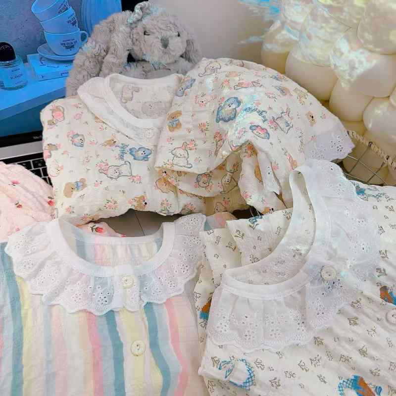 ・性別: 女・カラー: 彩虹之夢、春日繁華、萌寵花語、花漾人魚・対象年齢: 中小童 (3～8歳、身長100～140cm)・スタイル: 韓国風・サイズ展開: 80, 90, 100, 110, 120, 130, 140, 150, 160,...