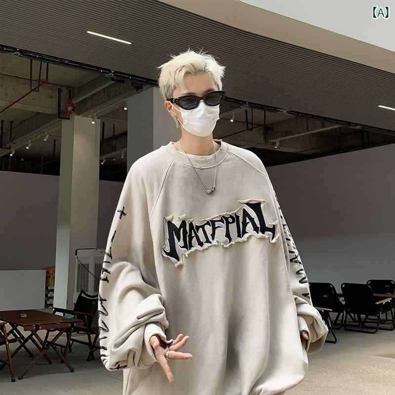 ・スタイル: 韓国風・タイプ: プルオーバー・厚さ: 厚手・誤差: 約2-3cm・主な素材: 綿91-95%・着用シーン: 日常・デザイン詳細: プリント・シルエット: ゆったり・カラー展開: アプリコット、ブラック・サイズ展開: M,L,...