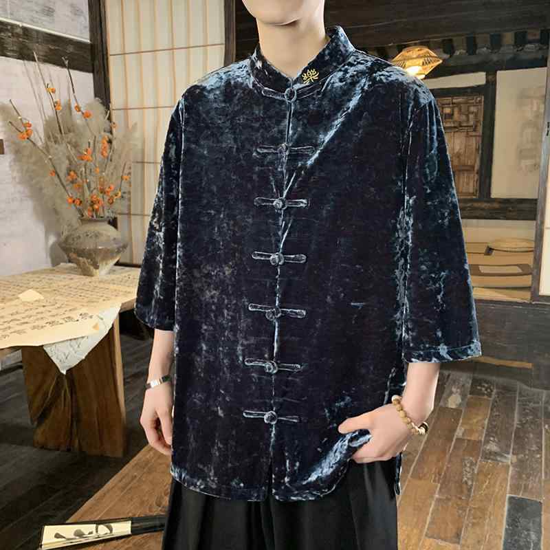 ・カテゴリ: 漢服・素材: ベルベット・主な素材: ポリエステル・シーン: カジュアル・対象: ティーンエイジャー・スタイル: 中国風、青春流行（18-24歳）・カラー展開: ライトグリーン、ブルー・サイズ展開: M、L、XL、XXL、3X...
