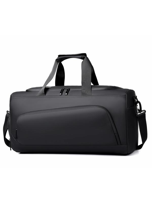 ・カテゴリ: 旅行バッグ・主な素材: PUレザー・裏地: ポリエステル・柄: 無地・カラー展開: ブラック、グレー、アーミーグリーン、ブルー・バッグサイズ: 中型・容量: 20L以下・開閉: ジッパー・内部構造: ジップ暗袋・持ち手: ソフ...