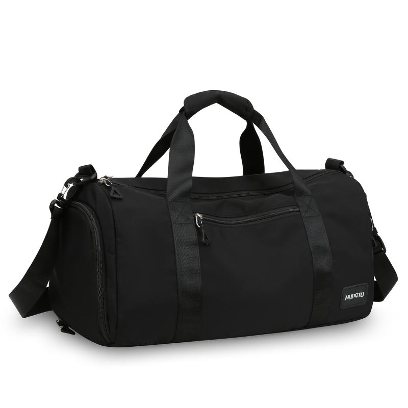 ・容量: 20-35L・素材: 牛津布・機能: 防水、乾湿分離・裏地: ポリエステル・柄: 無地・スタイル: シンプル・装飾: 刺繍・カラー展開: ブラック、ピンク・用途: アウトドア