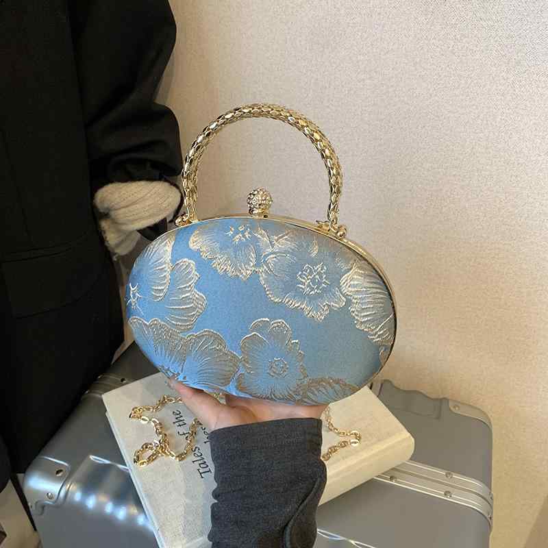 ・カラー展開: ホワイト、ブルー、グリーン・スタイル: 国潮・サイズ: 小・装飾: 刺繍・裏地: ポリエステル・形状: 楕円形・開閉方式: ロック・内部構造: スマホ袋・硬度: 中偏硬・外ポケット: 立体袋・ストラップ本数: 1本・使用シー...