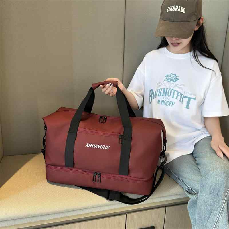 ・容量: 36-55L・素材: 帆布・機能: 防水、超軽・裏地: ポリエステル・柄: 無地・カラー展開: ベージュ、ブルー、赤、カーキ、グレー、ブラック・サイズ展開: フリーサイズ・性別: ユニセックス・用途: レジャー、旅行