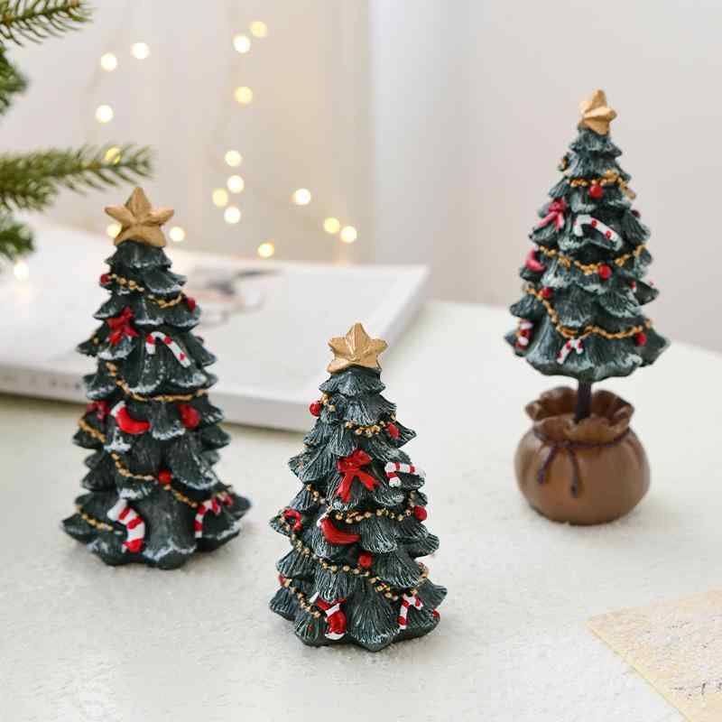 ・カテゴリ: クリスマスツリー・主な素材: 樹脂・カラー展開: 小（88g）、中（164g）、大（229g）・スタイル: 欧式・適用祝日: クリスマス