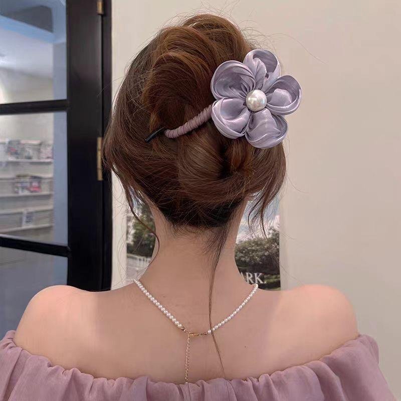 ・カテゴリ: ヘアアクセサリー・主な素材: プラスチック・スタイル: ニュアンスクリップ、韓国風、清新フェミニン・仕上げ加工: ハンドメイド・カラー展開: ピンク、イエロー、パープル、ブルー、オレンジ、グリーンチューリップ、ベージュチューリ...