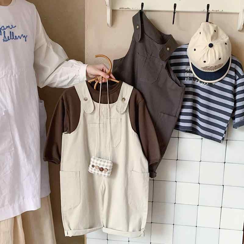 ・カテゴリ: 子供用パンツ・スタイル: カジュアル・主な素材: 綿 ・パンツ丈: 長ズボン・対象性別: 男女共用・対象年齢: 3〜8歳・パンツのデザイン: サロペット・生地加工: 柔軟加工・柄: 無地・ウエスト: ミドルウエスト・前開き: ...