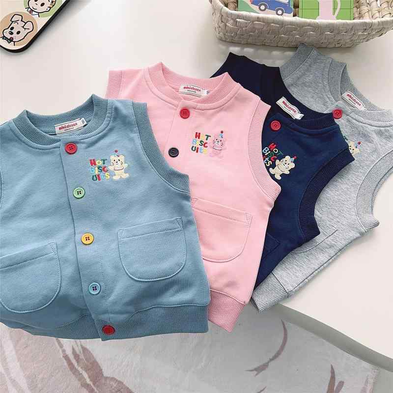 ・カテゴリ: 子供用ベスト・対象性別: 男女共用・スタイル: 和風、カジュアル・対象年齢: 3〜8歳（100〜140cm）・生地加工: 柔軟加工・デザイン: 前開きカーディガン・柄: 動物、キャラクター、ポートレート、英字、可愛い・厚み: ...