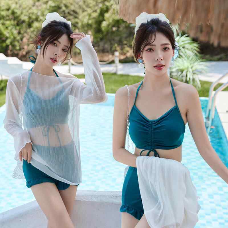 ・性別: 女性・対象年齢: 成人・デザイン: 小清新（フェミニン・ナチュラル）・パッド・ワイヤー: 胸パッドあり・ワイヤーなし・主な素材: ポリエステル・素材比率: ポリエステル 81%・重量: 約230g・裏地素材: ポリエステル・裏地比...