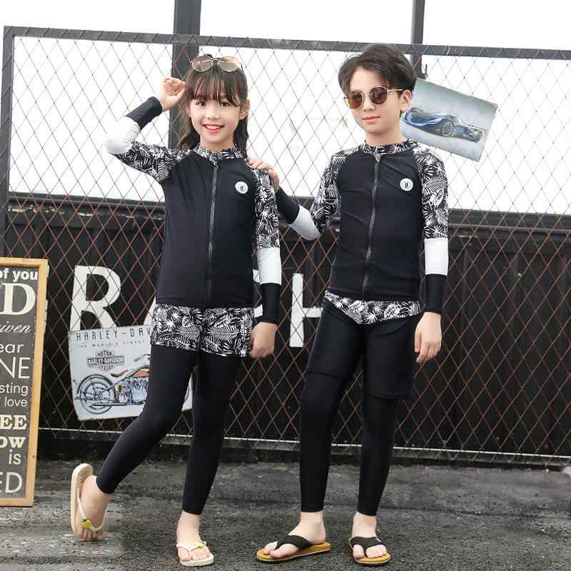 ・カテゴリ: 水着・対象年齢: 3-15歳・性別: 男女兼用・デザイン: 韓国風、無地、高伸縮・素材: ナイロン、スパンデックス（含有量82%）・着用シーン: スポーツトレンド、アミューズメント施設、水泳・ウォータースポーツ・カラー展開: ...