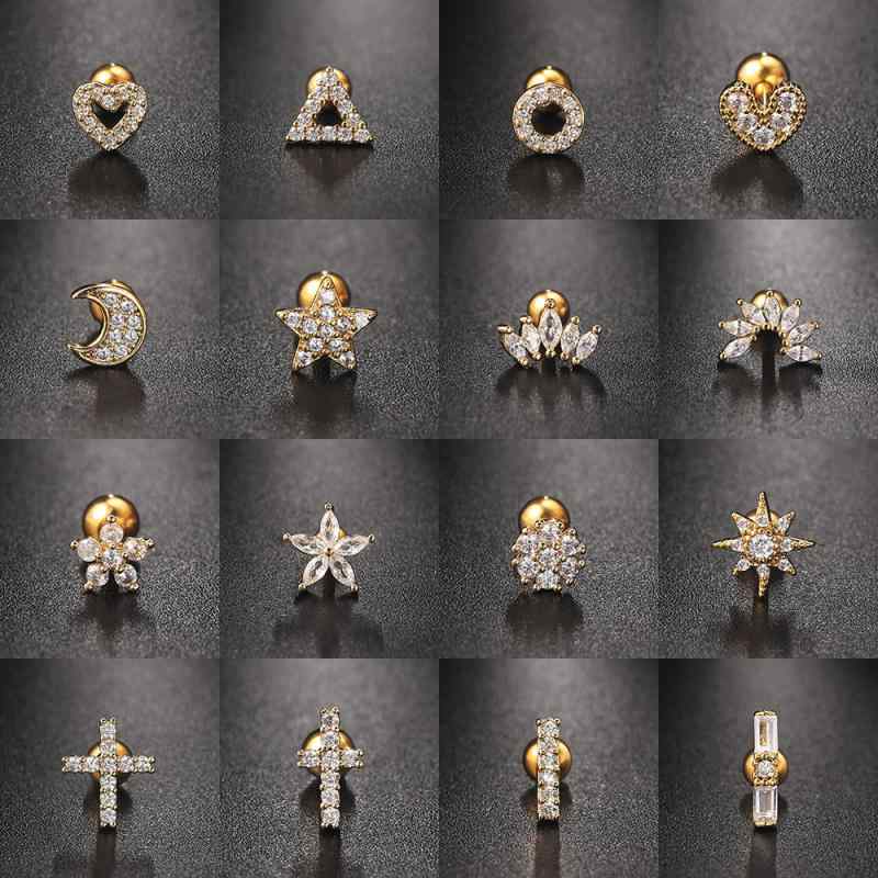 ・カテゴリ: 耳ピアス・種類: スタッドピアス・処理プロセス: 電気メッキ・スタイル: ユニセックス、欧米風・素材: 銅・デザイン: 幾何学型・装飾素材: ジルコニア・純度: 14k・地金素材: 銅（ジルコニア嵌め込み）・仕様: プラチナ1...