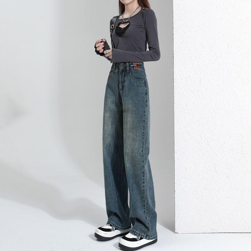 ・カテゴリ: ジーンズ・スタイル: カジュアル、快適カジュアル・主な素材: 綿、ポリエステル・パンツ丈: ロングパンツ・ウエスト: ハイウエスト・厚み: 薄手・デザイン: ポケット、切り替え・シルエット: ワイド・ルーズ・伸縮性: 微弾・カ...