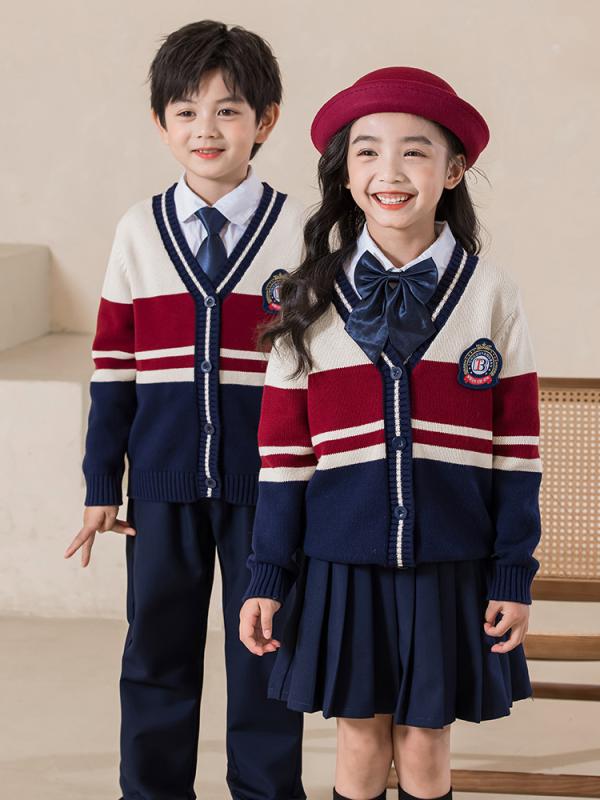 ・カテゴリ: 校服・対象年齢: 8歳以上（身長140cm以上）・性別: 男女兼用・留め具の種類: シングルブレスト・デザイン特徴: セットアップ、カーディガン、ブリティッシュスタイル・生地加工: 柔軟加工・主な素材: 綿・安全基準: B類・...