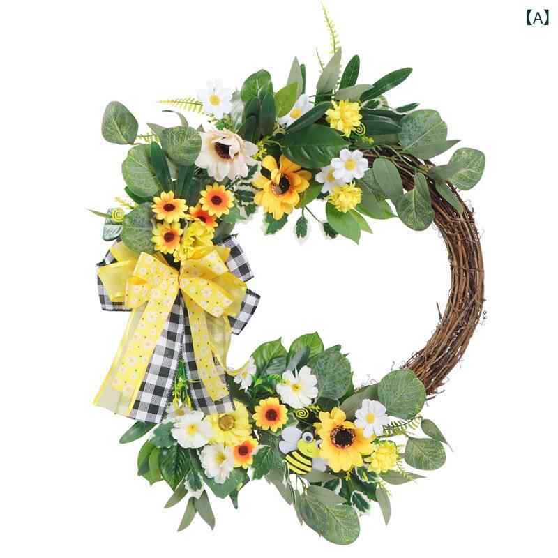 ・カテゴリ: イースター用造花リース、クリスマスリース・工芸: り・カラー展開: ひまわりリース・適用祝日: クリスマス