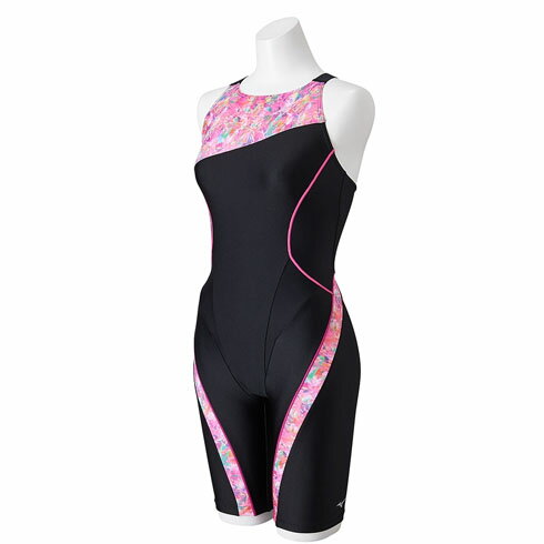 ★店頭展示品 箱なし 返品不可★ ■はずれにくいミズノ独自のフック形状 ■撥水加工を施した水着です。 ○カラー：ブラック×ピンク ○素材：ポリエステル、ポリウレタン ○サイズ：＜商品の実寸（商品の仕上がり寸法）＞ 股下：S／21cm、M／2...