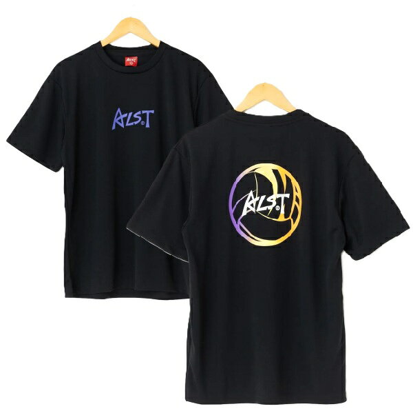 ALSTオリジナルのバレーボールをイメージしたグラフィックを背面にグラデーションプリント。 フロントは小さめなロゴプリントでレシーブ練習でも引っかからないことを考慮したデザインです。 季節に関係なくガンガン着れるポリエステル100%ドライ素...