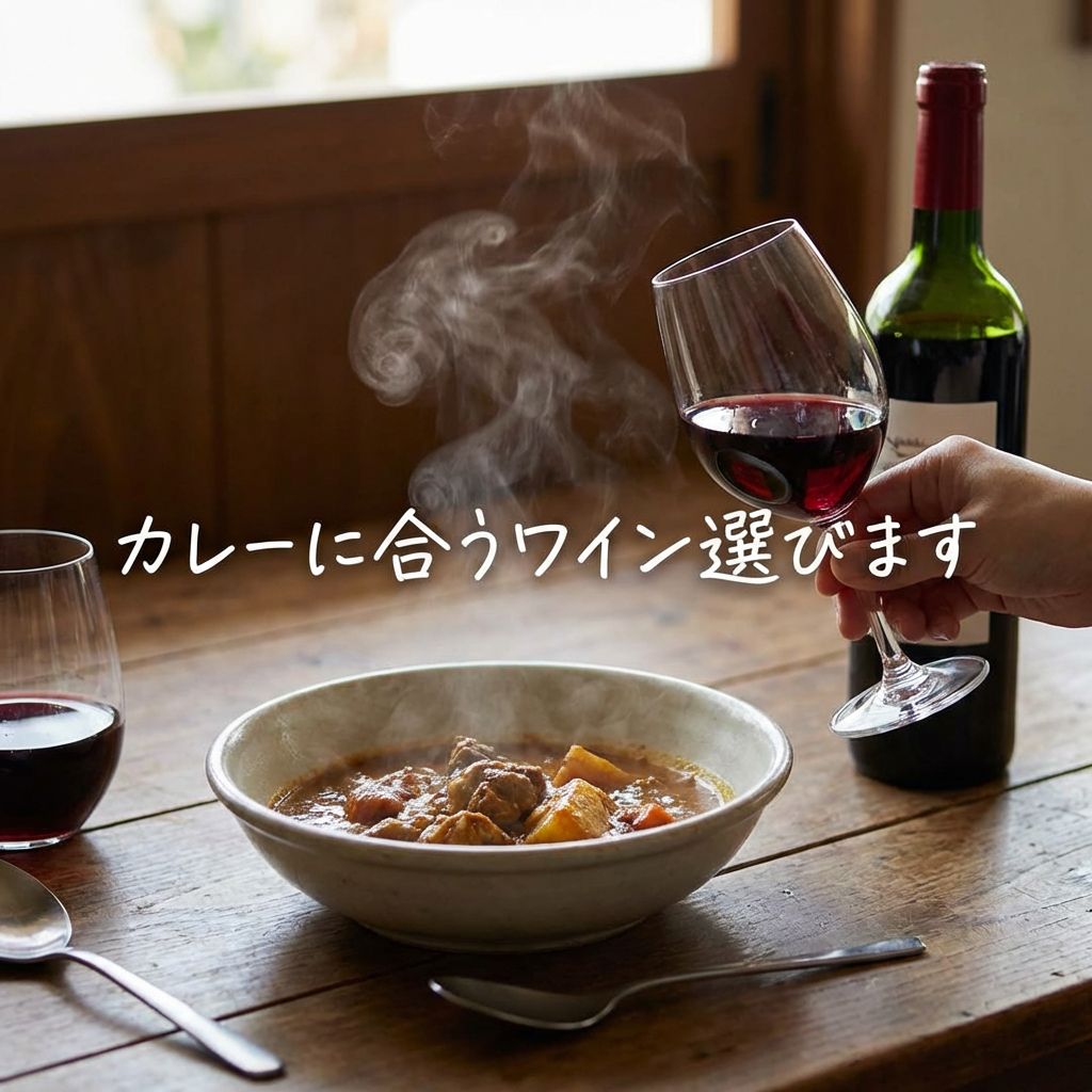 カレーに合うワイン選びます