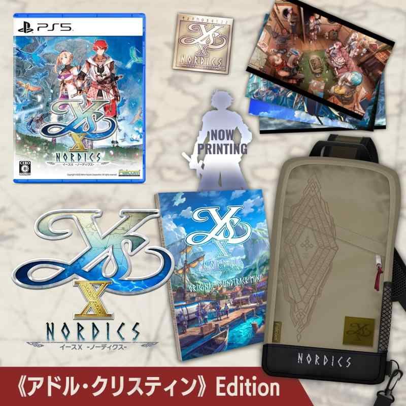 PS5版イースX -NORDICS- 《アドル・クリスティン》Edition初回特典DLC『ピッカードに魅入られし者』付き は数量のため、無くなり次第終了となります。●アクションRPG「イース」35周年記念作シリーズ生誕35周年を迎えたアク...