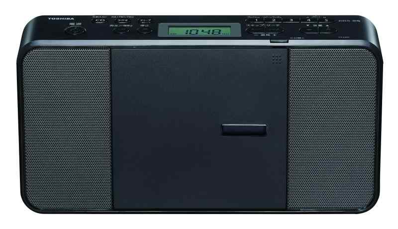 東芝 CDラジオ スリム レジュームA-BリピートCD-R対応 TY-C251(K) ブラック高音質スピーカーで聞きやすい便利なCD再生機能を搭載お好み選局ボタンでラジオ選局もかんたん便利なスリープタイマー付　／　使える外部入力端子CD部:...