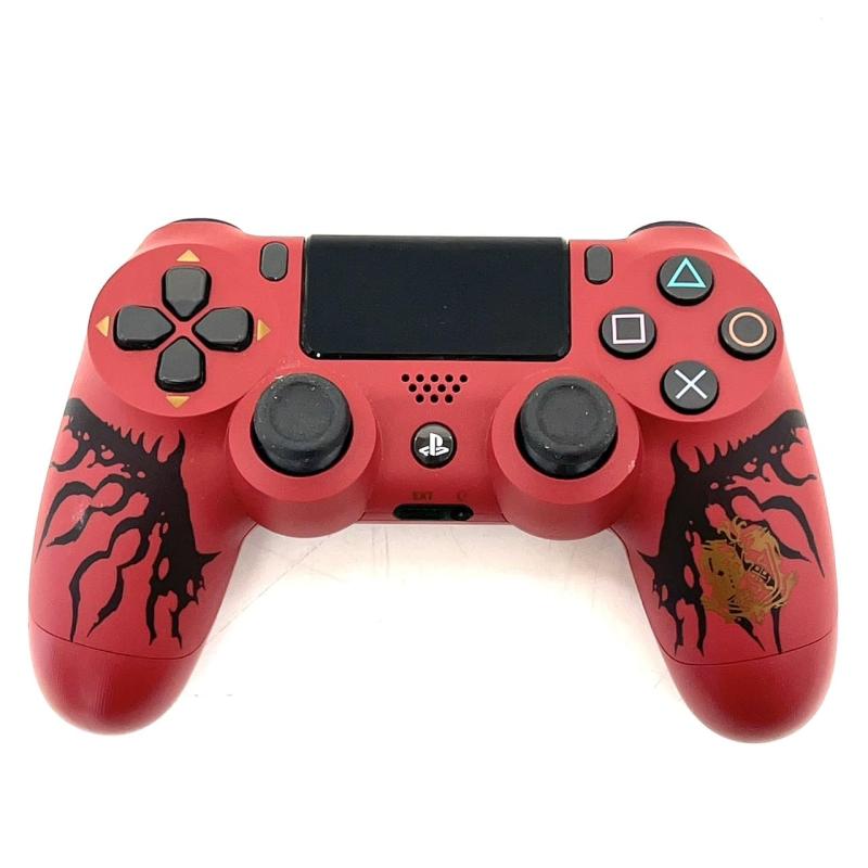ワイヤレスコントローラー (DUALSHOCK 4) MONSTER HUNTER: WORLD LIOLAEUS EDITION炎をイメージしたカラーリングを施し、竜の翼をデザインした特別モデル■ ご購入前に必ずご確認ください ■1. 在...