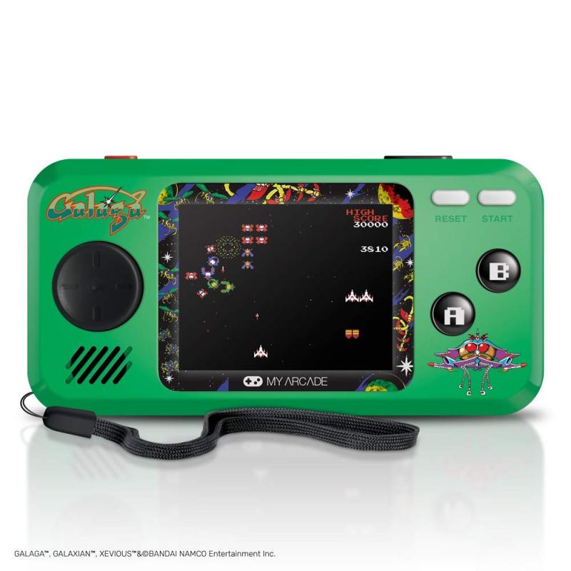 ポケットプレイヤー <ギャラガ>今度はレトロゲームが手の中に 1台の中に3タイトル収録 (収録タイトル・・・「ギャラガ」「ギャラクシアン」「ゼビウス」)発売元:dreamGEAR 輸入販売元:インフォレンズ株式会社公式ライセンス...