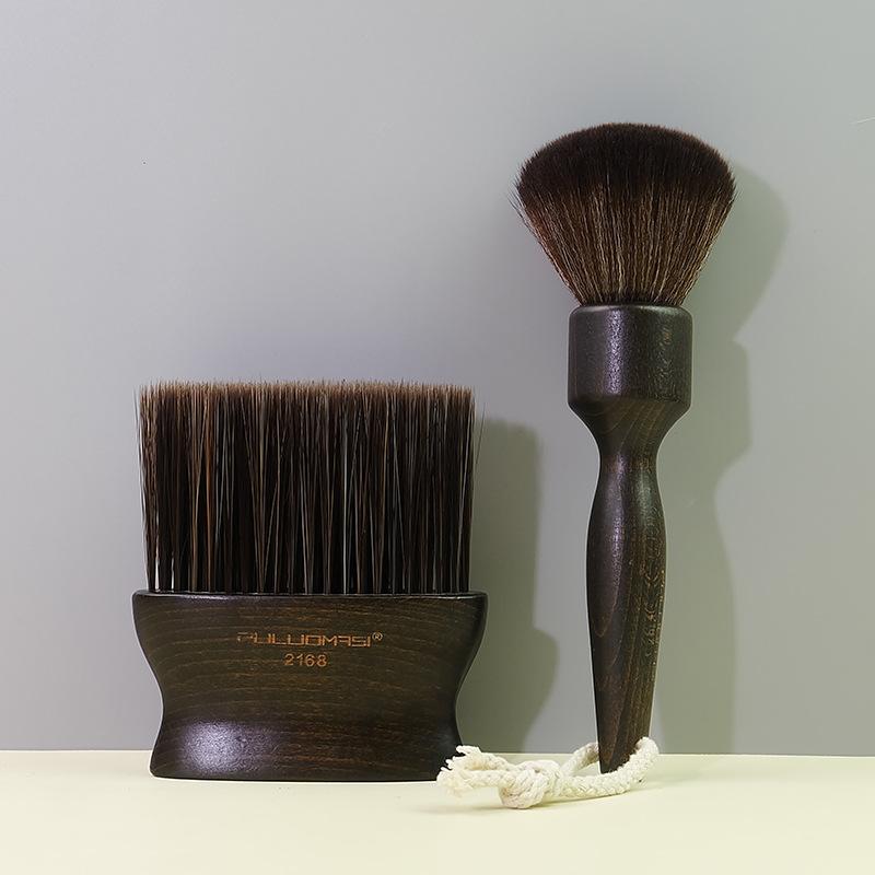 ヘアブラシ 理容室 散髪 掃除用ブラシ 軟毛 ヘアーカット 清潔 美容ツール