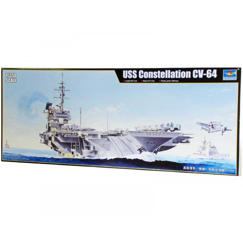 トランペッター 1/350 アメリカ 海軍 空母 CV-64 コンステレーション プラモデル 05620全長 約935.1mm 全幅 約272.1mm組み立て、塗装が必要なプラモデル。別途、工具、塗料等が必要。■ ご購入前に必ずご確認くださ...